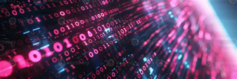 Dynamic Pink Binary Code Data Stream Background 45698956 Stock Photo At Vecteezy