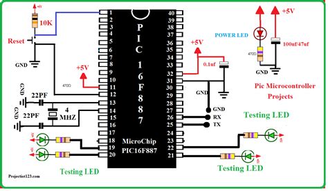 pic16f887 microcontroller for beginner projectiot123 technology information website worldwide