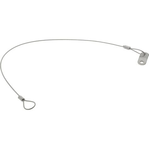 Made In Usa 18 Long Stainless Steel Cable Loop And Tab With Hole End