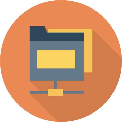 Folder Dinosoft Circular Icon