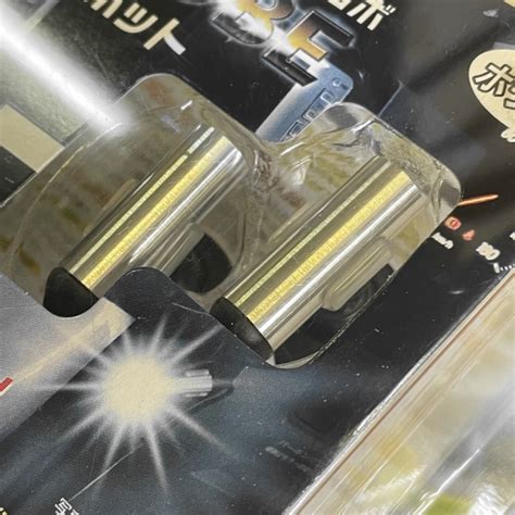 【未使用に近い】★1円スタート★未使用 パッケージに色褪せ Abros アブロス Ledストロボ ダブルスポットタイプ ホワイト As 457