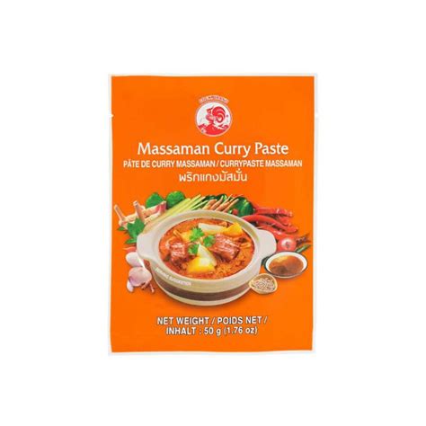 Cock Brand Thai Masaman Curry Paste 50g Helloasia