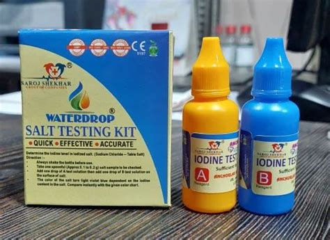 Plastic Iodized Salt Testing Kit 50 Grm At ₹ 15kit In Lucknow Id