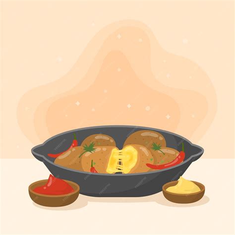 손으로 그린 스타일의 고로케 그림 무료 벡터