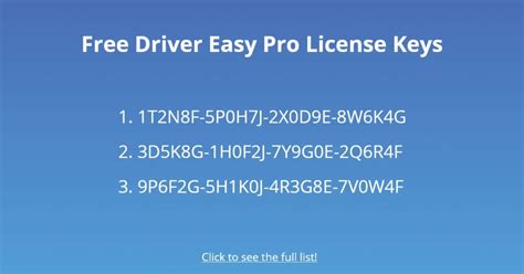 30 Free Driver Easy Pro License Keys Followchain