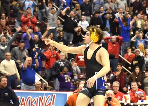 Austin Desantos Upset Victory In 2017 State Wrestling Final Voted 10th