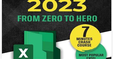 Excel 2023 How To Become A Master Of Microsoft Excel In Less Than 7