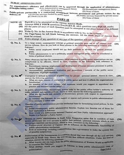 Css Public Administration Paper 2024 Legalversity