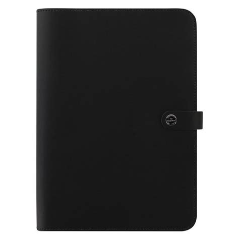 Filofax The Original A4 Notebook Folio Note Document Personal Organiser Black Big W