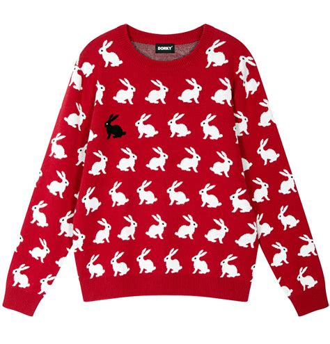 솔로라서 신동엽 돌키 빨간색 레드 토끼 니트 스웨터 14회