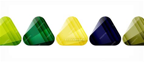 Premium Vector Geometric Abstract Background Triangles