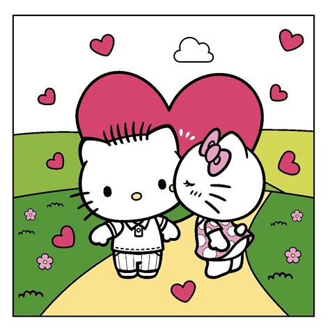 Hello Kitty And Daniel ️ Hello Kitty Drawing Hello Kitty Pictures Hello Kitty Art