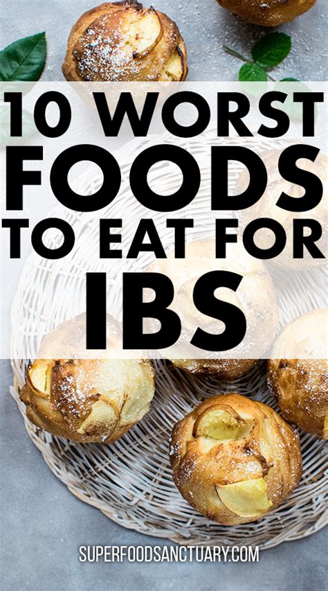 10 Worst Foods To Avoid With Ibs Irritable Bowel Syndrome Superfood