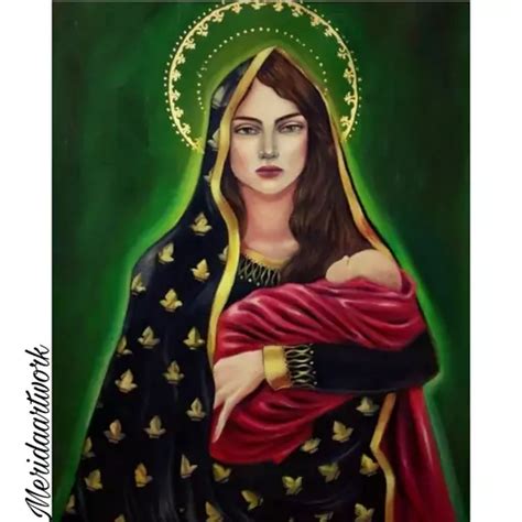 خرید و قیمت تابلو نقاشی رنگ روغن روی بوم با ورق طلا طرح مادر سایز 50