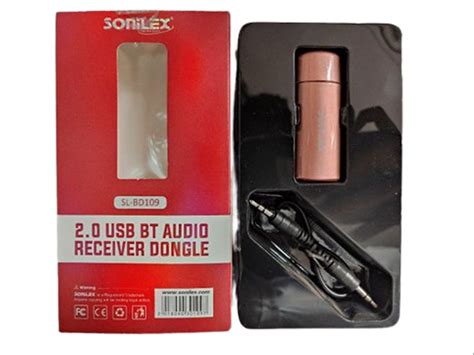 Bluetooth 15 G Car Sonilex 2 0 Usb Bt Audio Receiver Dongle Model Name Number Sl Bd109 At