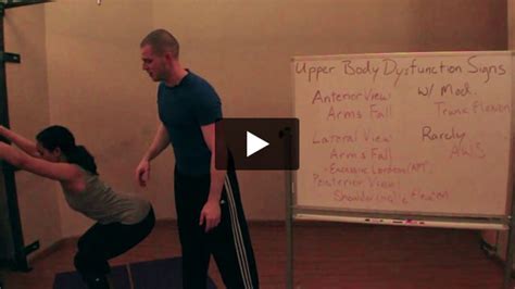 Overhead Squat Assessment 13 Sign Clusters Upper Body Dysfunction