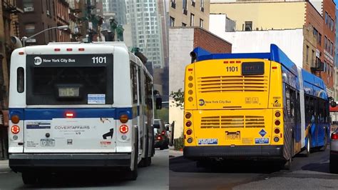MTA New York City Bus New Flyer Articulated Bus Then Now YouTube