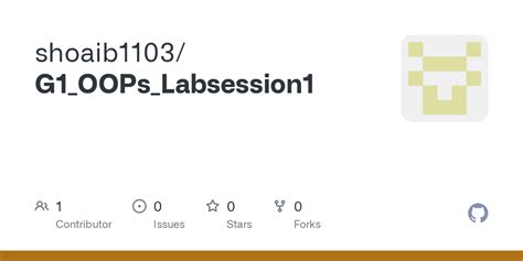Github Shoaib1103g1oopslabsession1