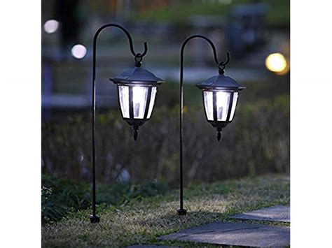 MAGGIFT Shephard Hook Hanging Solar Lights
