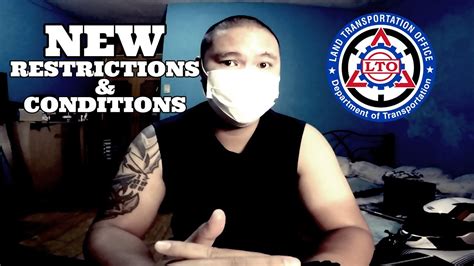 Lto New Restriction Codes And Conditions 2020 Youtube