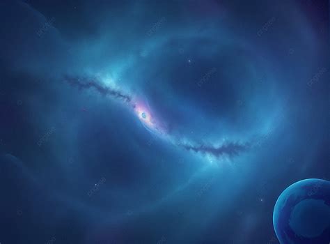 Blue Gradient Color Background Ai Generated Spce Background In Blue
