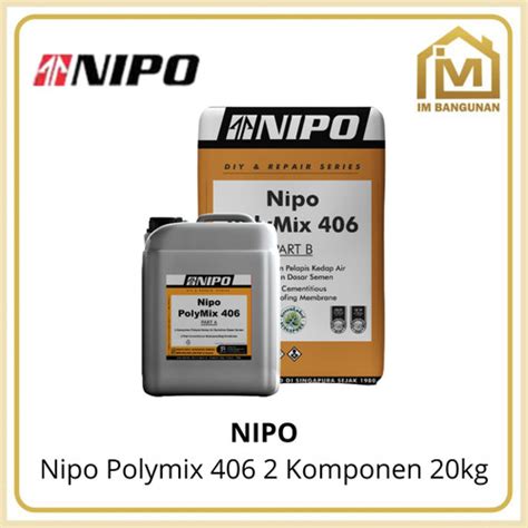 Jual Nipo Polymix Semen Waterproofing 2 Komponen 20kg Kota Bekasi
