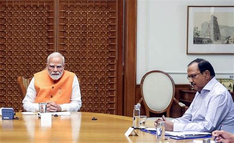 National Security Adviser Ajit Doval Meets Pm Modi Amid Tensions With Pakistan Over Pahalgam Attack