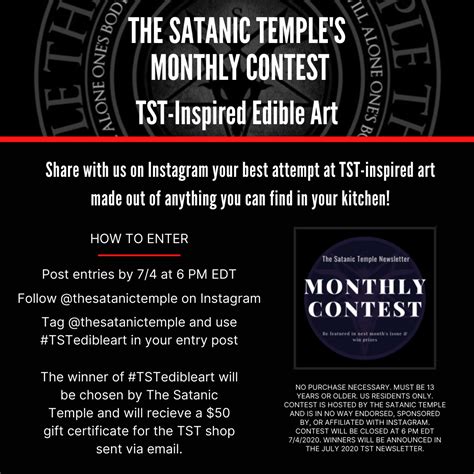 The Satanic Temple Newsletter June 2020
