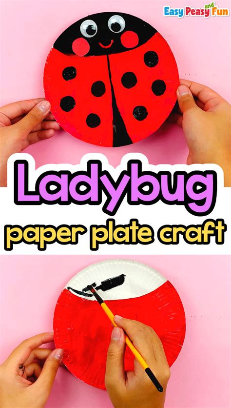Paper Plate Ladybug Craft Paper Plate Ladybug Craft Mess For Less