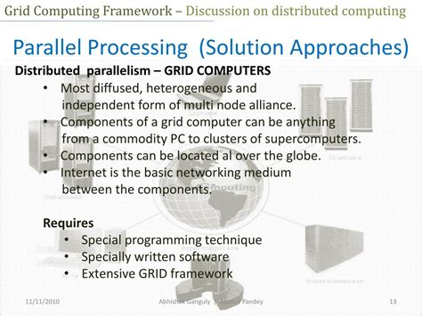 Ppt Grid Computing Framework Powerpoint Presentation Free Download