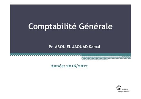 Support Cours Comptabilité Pdfcoffeecom
