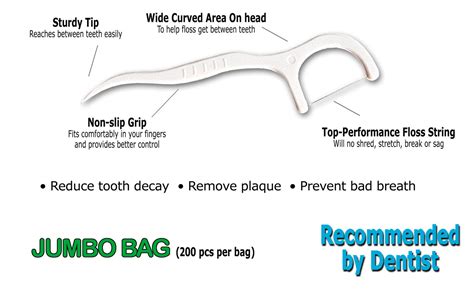 Pickers Dental Floss Picks That Will Not Break Like The Rest