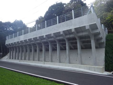 県道扇山公園線道路災害防除工事 施工実績 日本サミコン株式会社