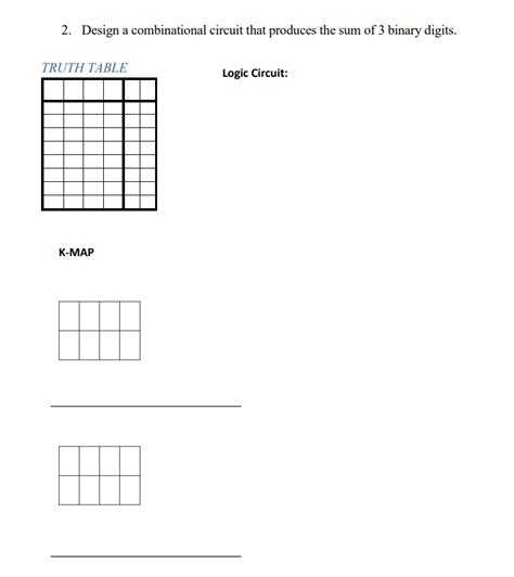 Solved 2 Design A Combinational Circuit That Produces The