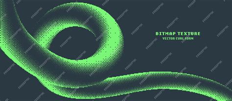 Premium Vector 8 Bit Pixel Art Style Bitmap Texture Curl Form Vector
