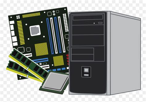 Desktop Computer Parts Clip Arts Hardware Clipart HD Png Download Vhv