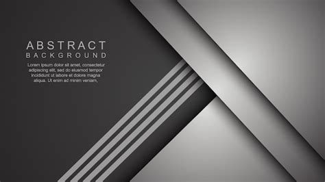 Premium Vector Abstract Background With Lines And Shadows Overlapping Layer Geometric Shapes