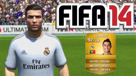 Fifa 14 Cristiano Ronaldo 92 Player Review Futwiz Youtube