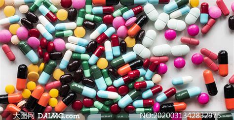 五颜六色药物胶囊特写摄影高清图片 大图网图片素材