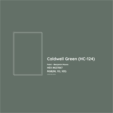 Caldwell Green Hc 124 Complementary Or Opposite Color Name And Code