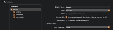Ios Widgetkit Configuration One Parameter Based On Selection Of