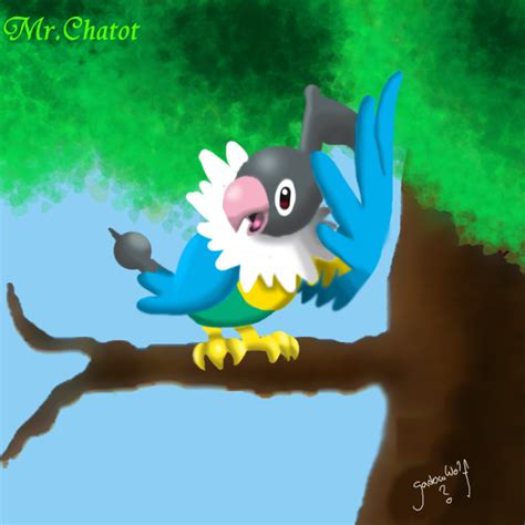 Chatot By Sadowwolfkact On Deviantart