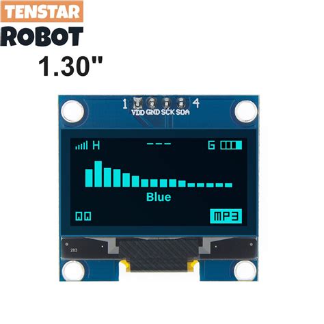 โมดูลหน้าจอ Oled 13 นิ้ว 128x64 13 นิ้ว Oled Lcd Led 13 นิ้ว Iic I2c