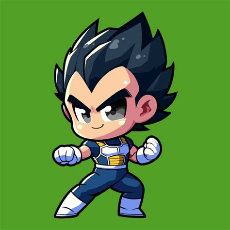 Camiseta Premium Unisex Chibi Vegeta De Tatowapo Superfanart