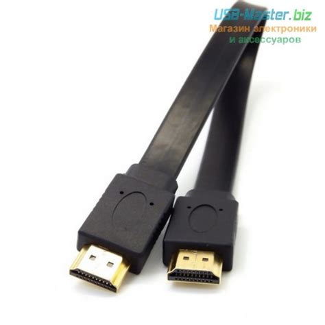 ≡【Кабель HDMI плоский】FullHD, 3D >> Купить по лучшей цене ≡ Отзывы ≡ ...
