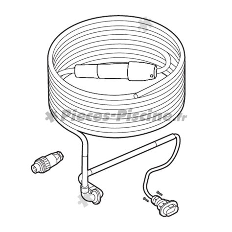 Câble Flottant 18m Swivel Zodiac Vortex 3 4wd Et 4 4wd R0726600