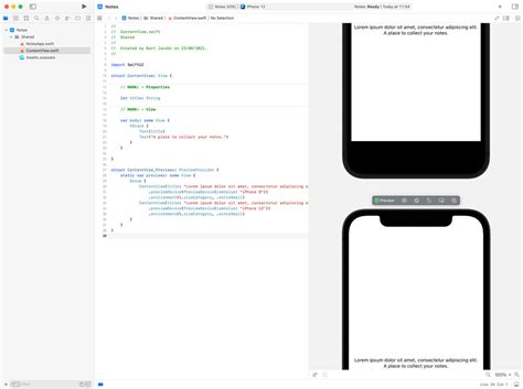 Working With Xcode Previews