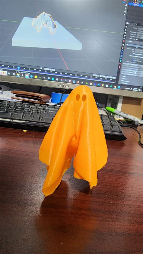 Floating Ghost Halloween Decoration By Techbit Makerworld Download