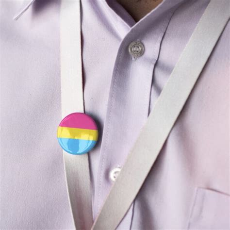 Vintage Style Button Badge Pansexual Badges Pride Flag The Pride Shop