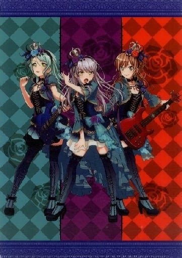 湊友希那and今井莉莎and冰川紗夜a4透明文件夾「cdbang Dream！roseliaopera Of The Wasteland